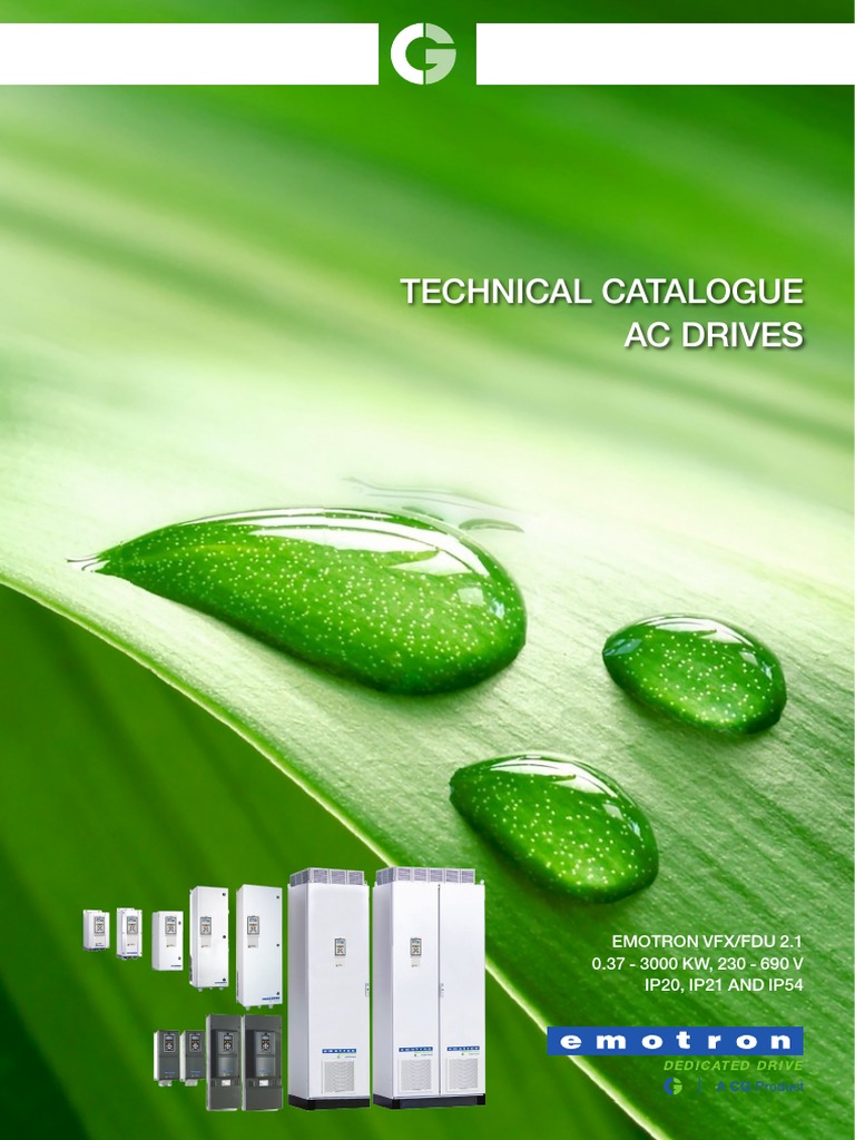 3 Emotron-Vfd-Technical Catalogue | PDF | Electric Motor | Pump