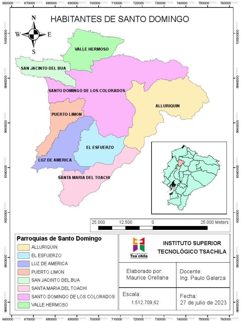 Mapa de Santo Domingo | PDF