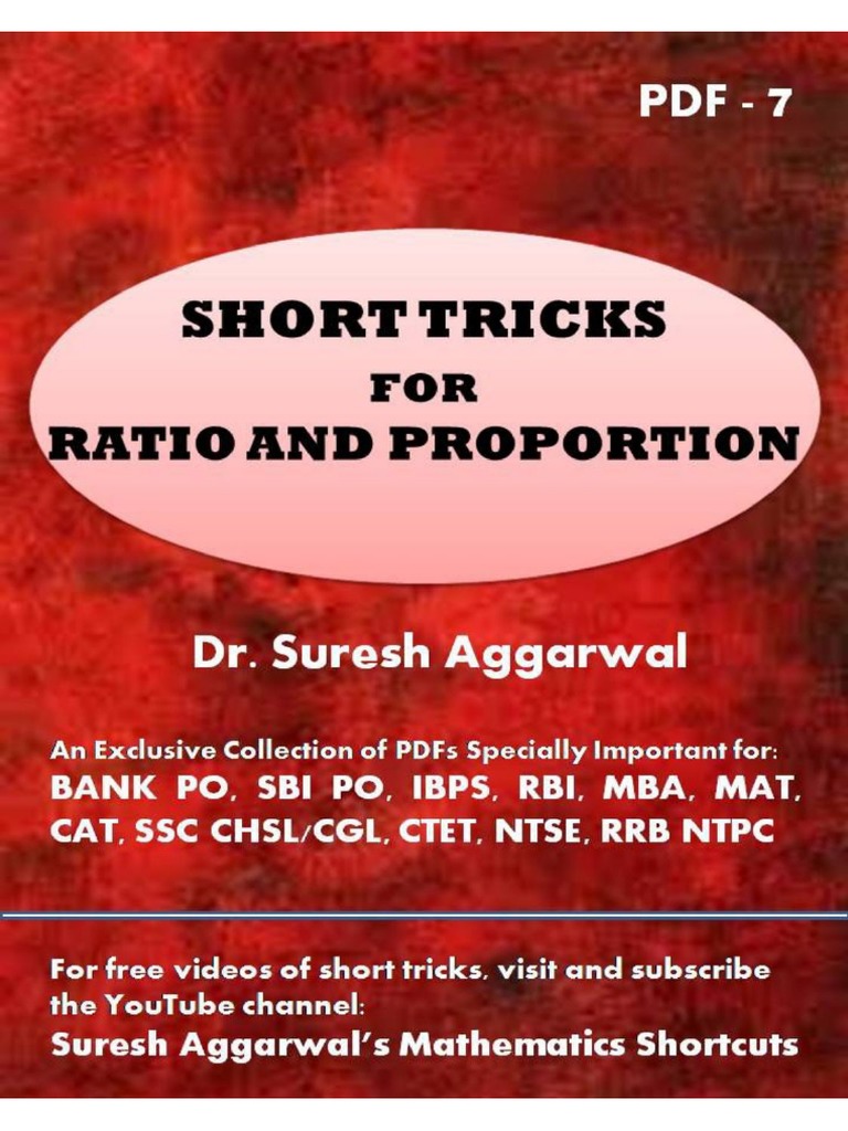 Ratio and Proportion | PDF