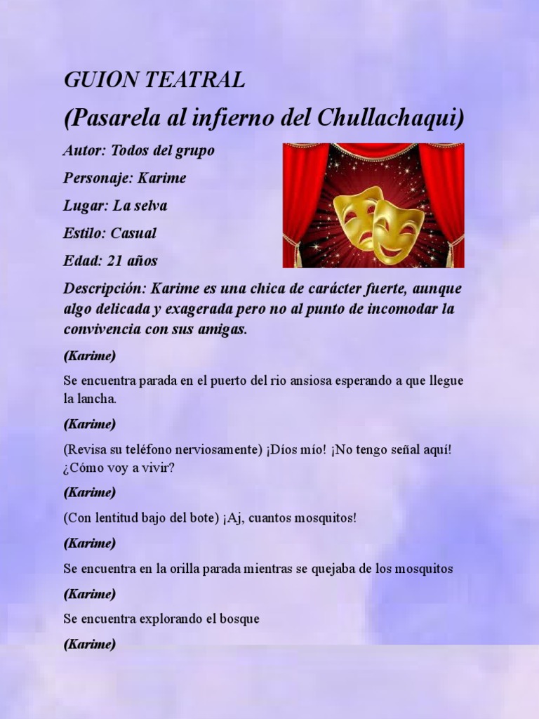 Libreto Teatral Arte | PDF