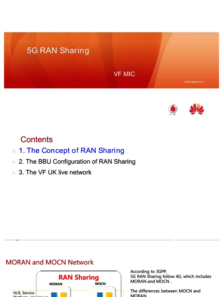 Huawei 5G RAN | PDF | Computer Engineering | Computer Networking