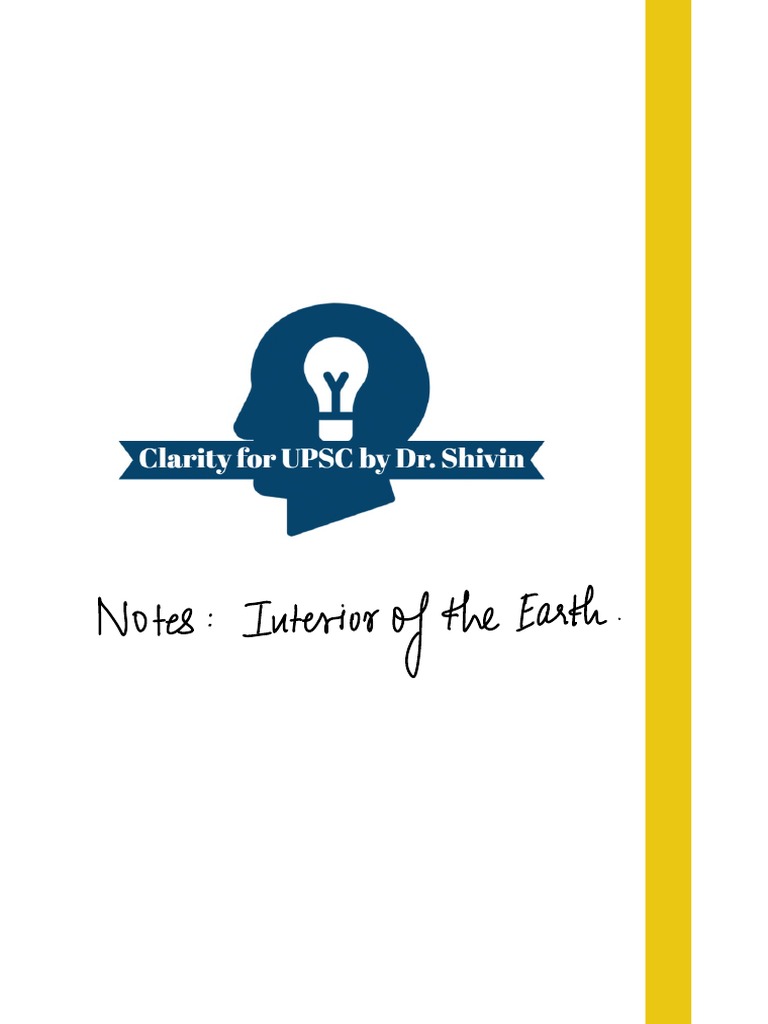 Interior of The Earth Notes | PDF