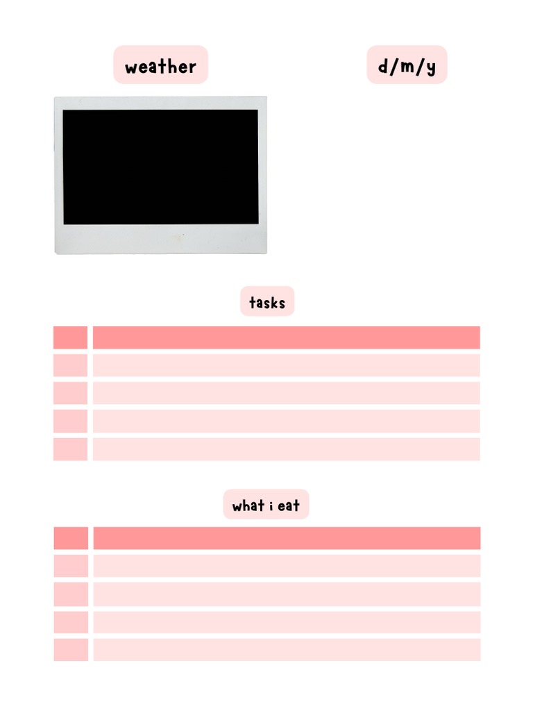 Daily Journal Template Samsung Notes | PDF