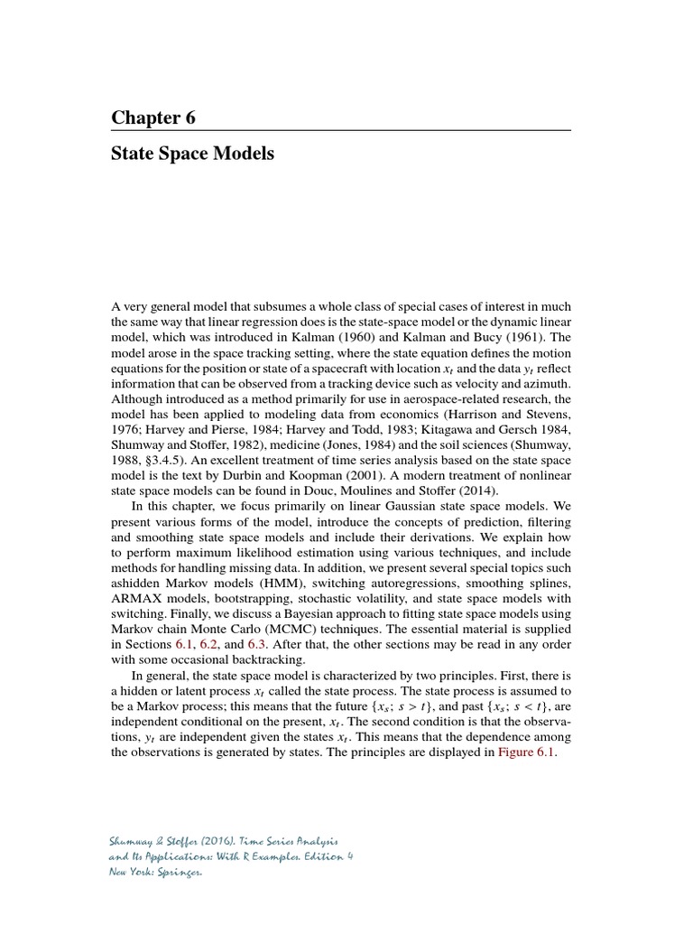 Linear Gaussian State Space Models | PDF