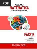 Modul Matematika SD Kelas 4 | PDF | Karier & Perkembangan | Seni & Disiplin Bahasa