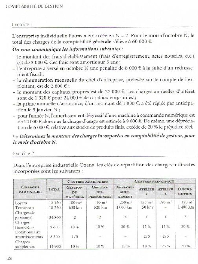 Compta Gestion p 26 | PDF