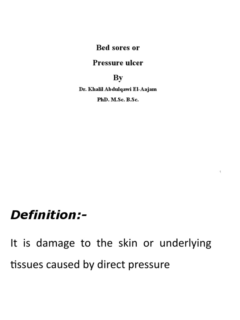 Bed Sores Pdf Skin Clinical Medicine