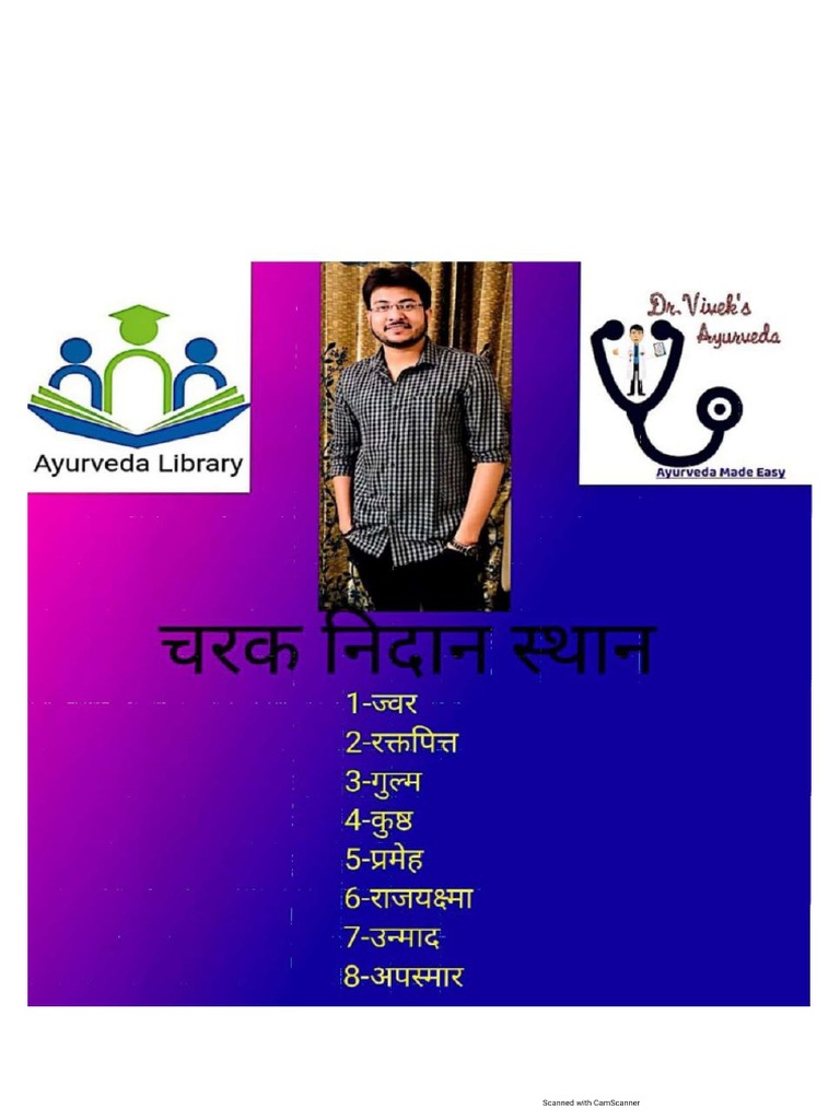 Charak Nidan Sthan DR - Vivek Tiwari BHU | PDF