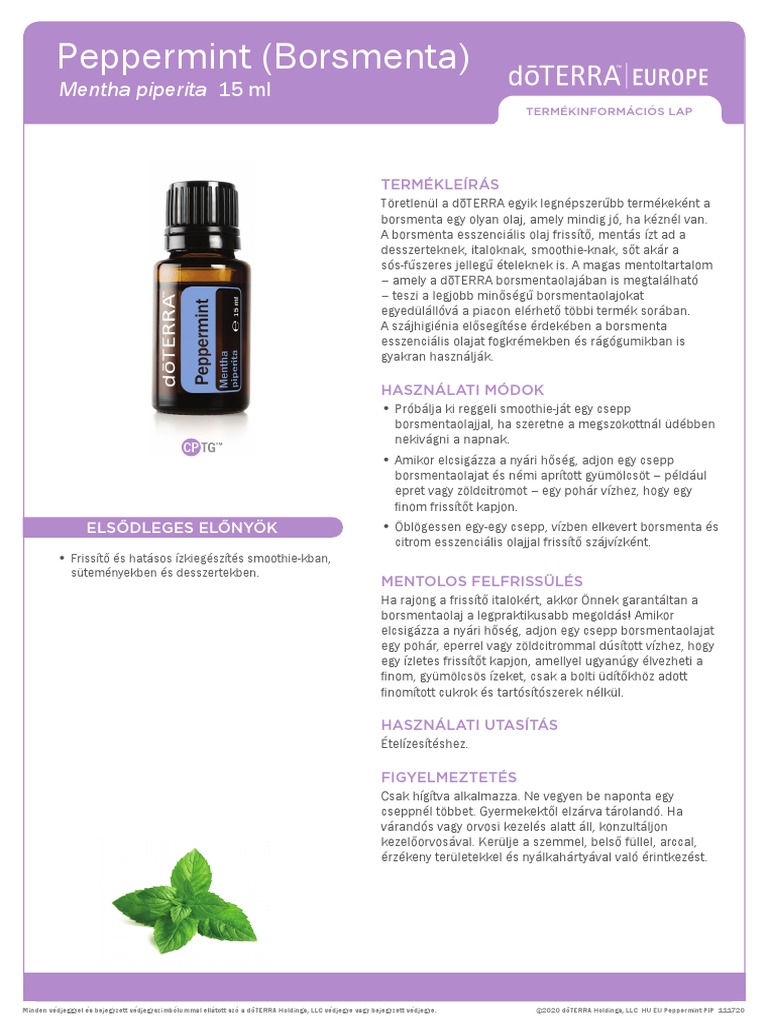 Peppermint Oil | PDF