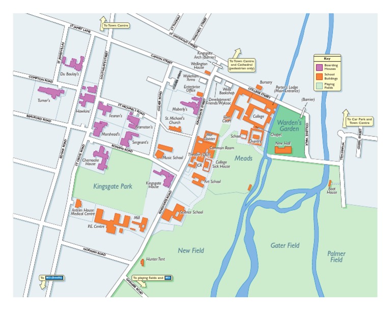 Winchester College Map | PDF