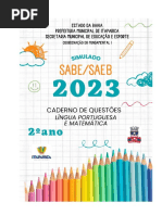 Prova Completa - 2 Ano Atualizado 2024 Saresp | PDF