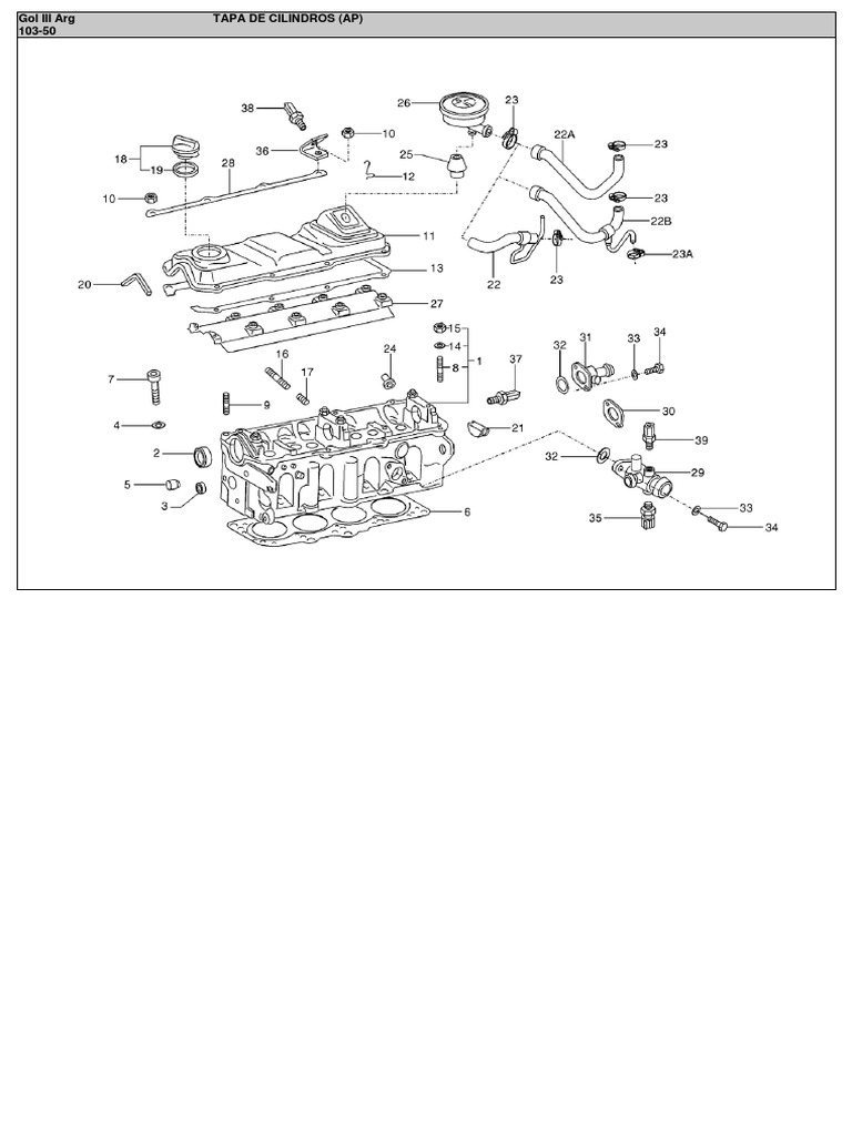 Tapa de Cilindros - AP | PDF | Ingeniería mecánica | Bienes manufacturados