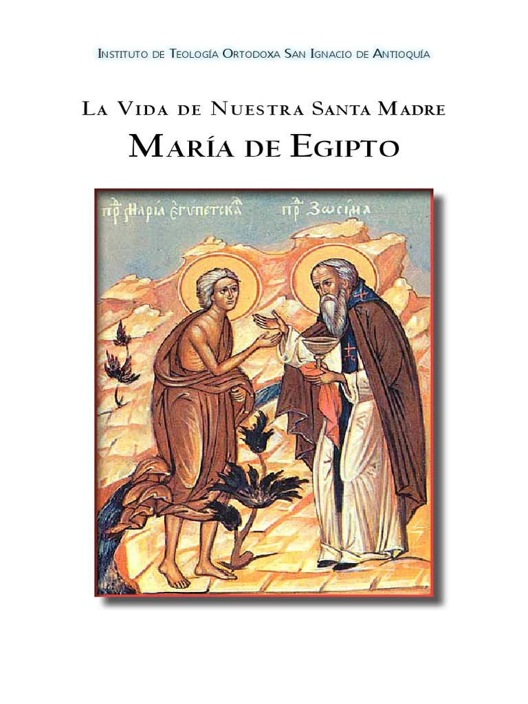 Vida Santa Maria Egipto | PDF | Oración | María, madre de Jesús