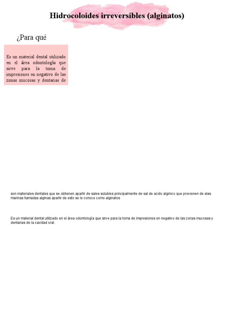 Proyecto de Materiales Dentales | PDF