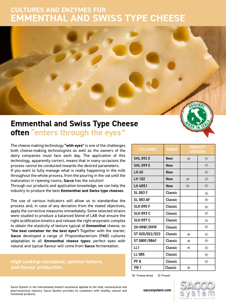 Cheese Cultures & Enzymes Guide | PDF | Wellness