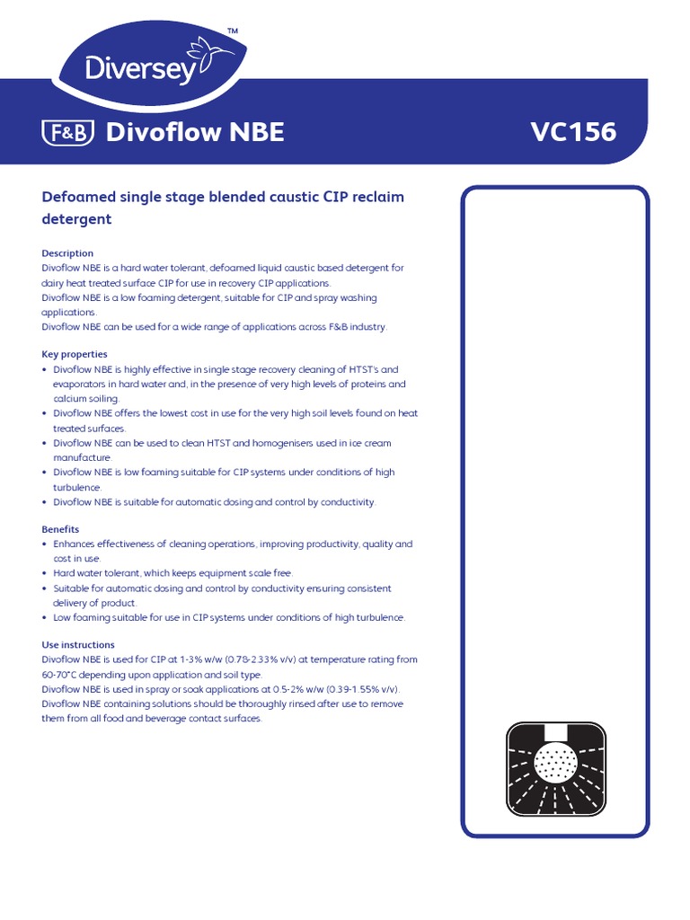 Divo Flow NBE | PDF | Water | Detergent