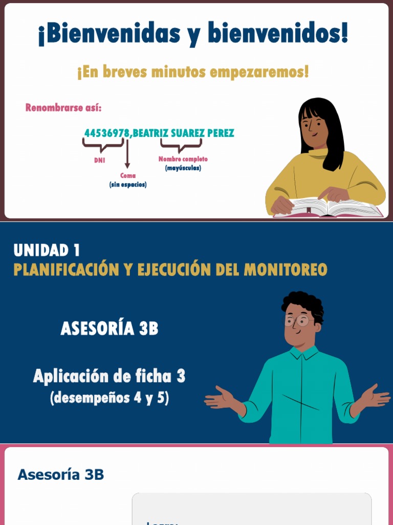 Sesión 3 - Asesoría 3B - PPT Versión para PerúEduca | PDF