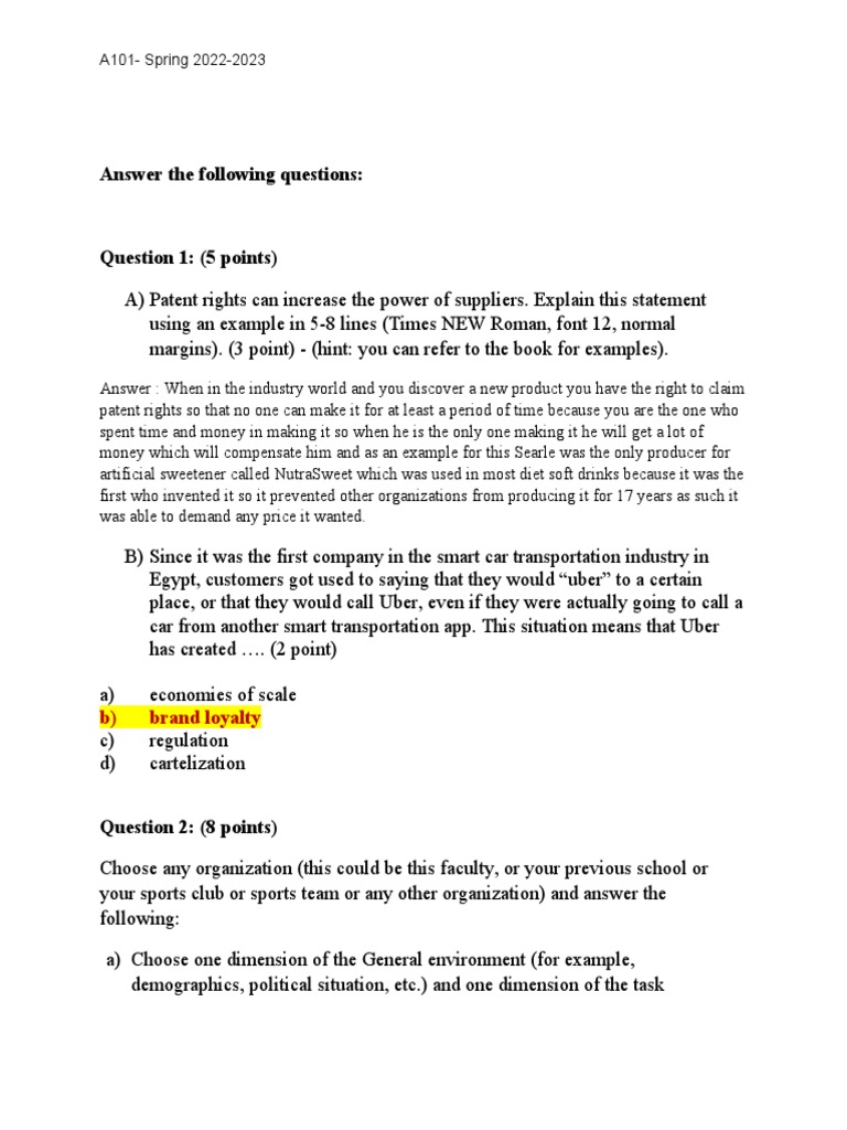 AbdelRhman Yasser Mohamed Managment Quiz | PDF | Motivation | Motivational AbdelRhman Yasser Mohamed Managment Quiz | PDF | Motivation | Motivational