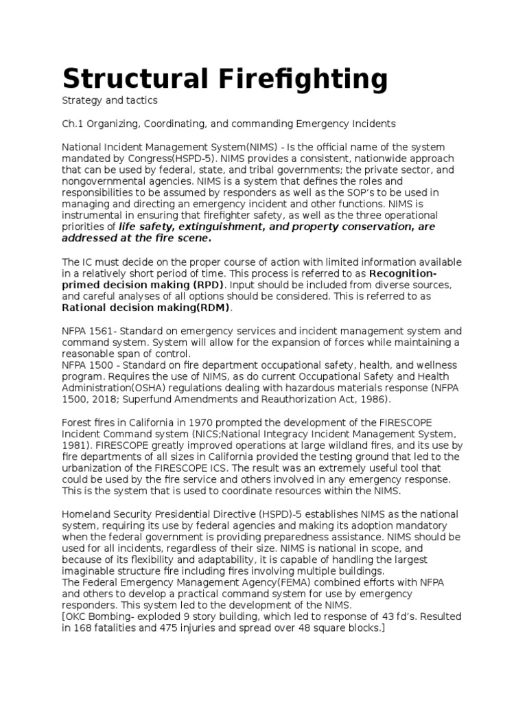 Structural Firefighter | PDF