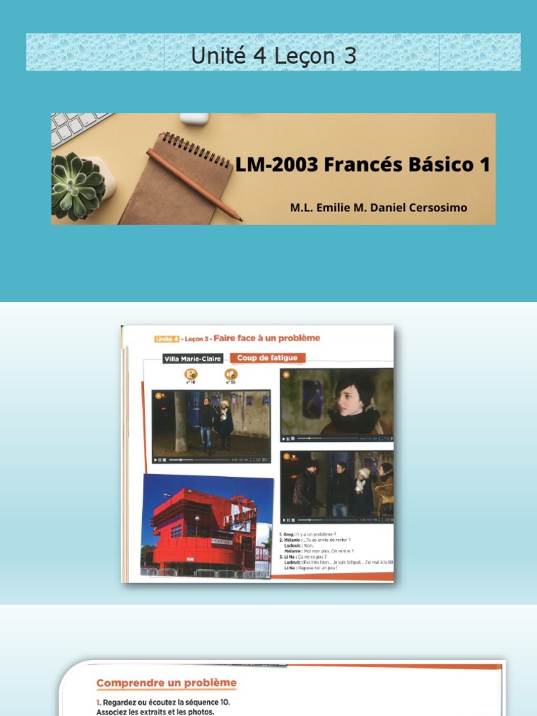 Unité 4 Leçon 3 | PDF