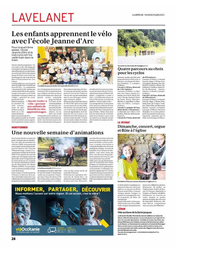 Peyrat Concert Orgue Et Flute 21-Juillet 2023 | PDF