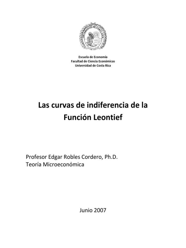 Manual para El Dibujo de La Funci N Leontief | PDF
