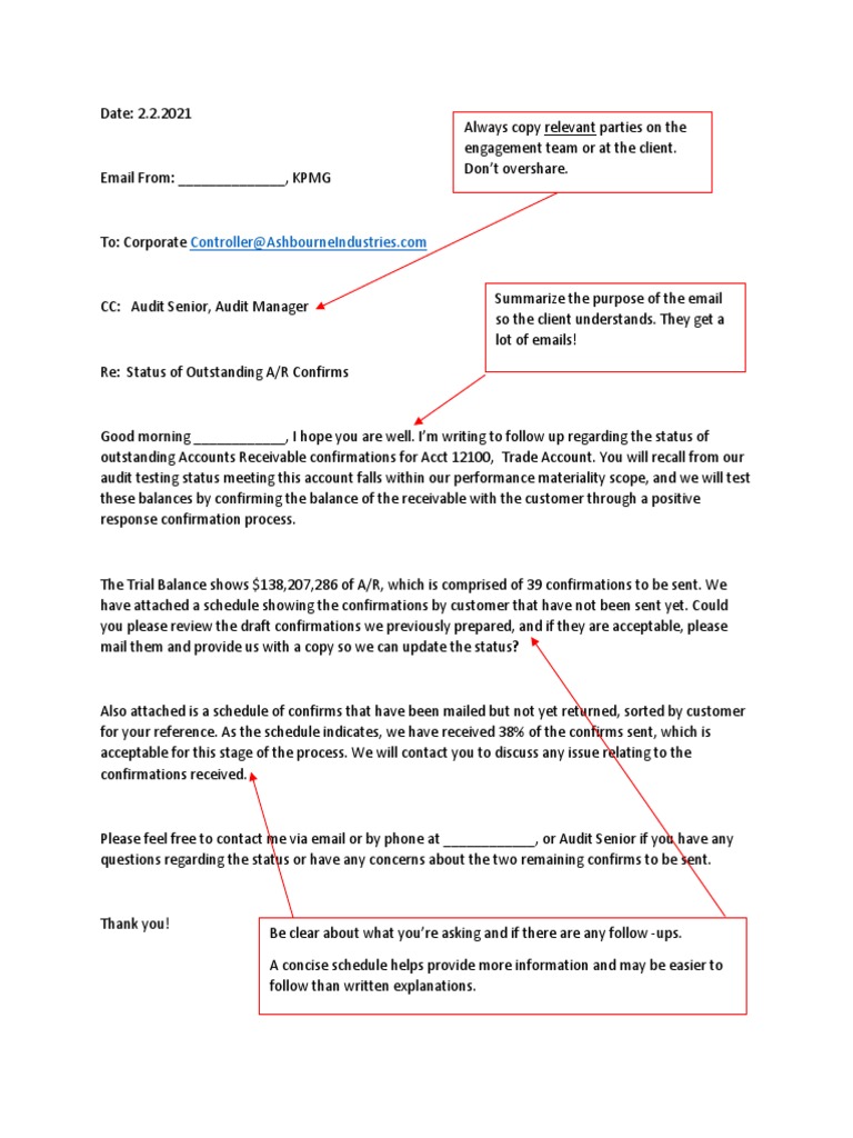 Example Answer Email | PDF