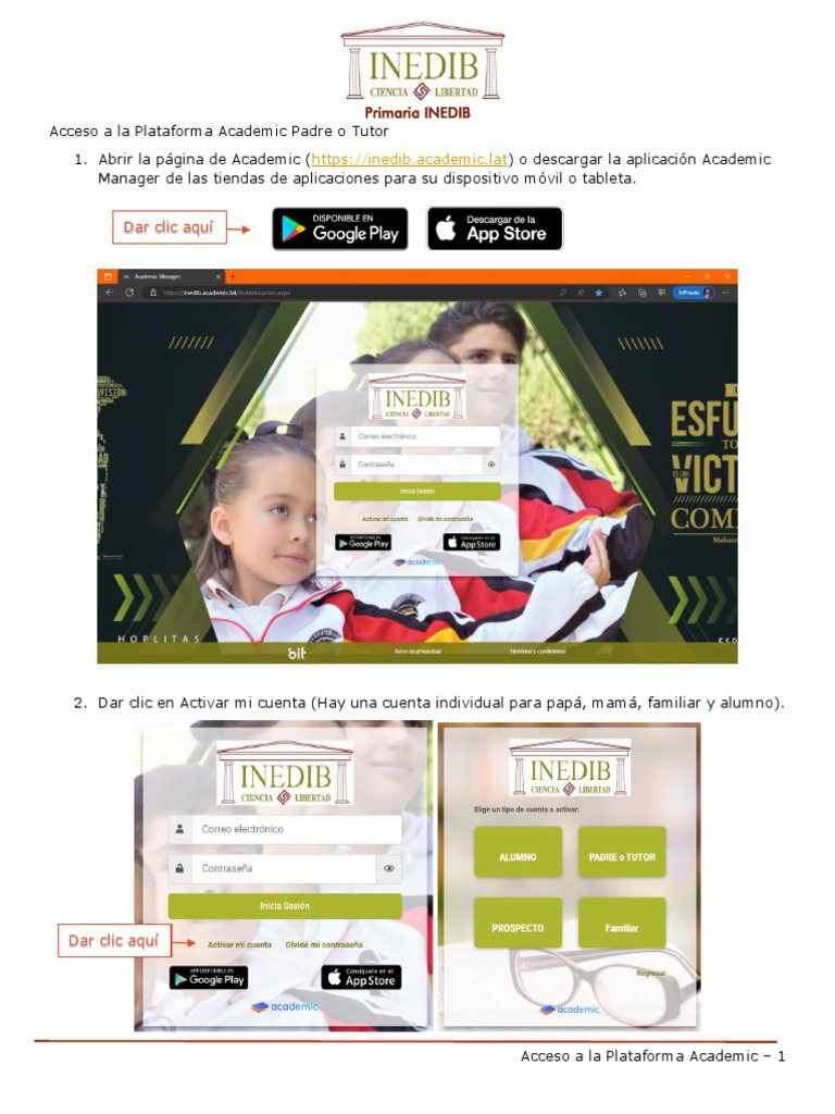 Manual Acceso Plataforma Academic | PDF | Crecimiento personal y profesional