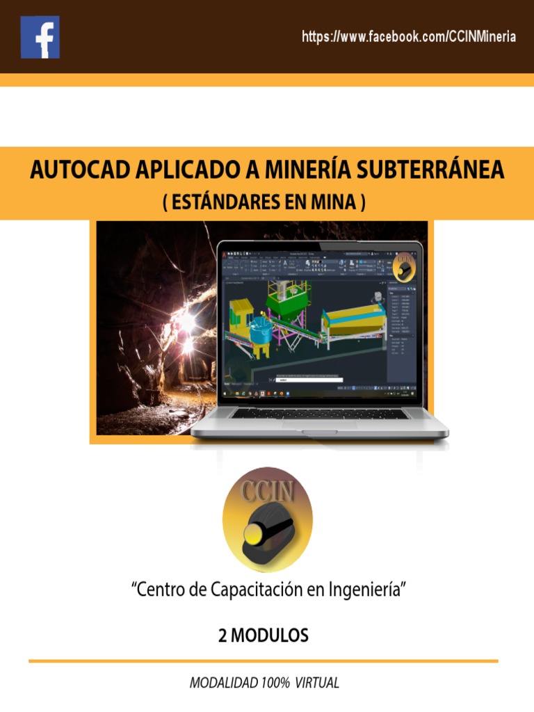 Autocad Aplicado A Mineria - Virtual 2022 | PDF | Minería