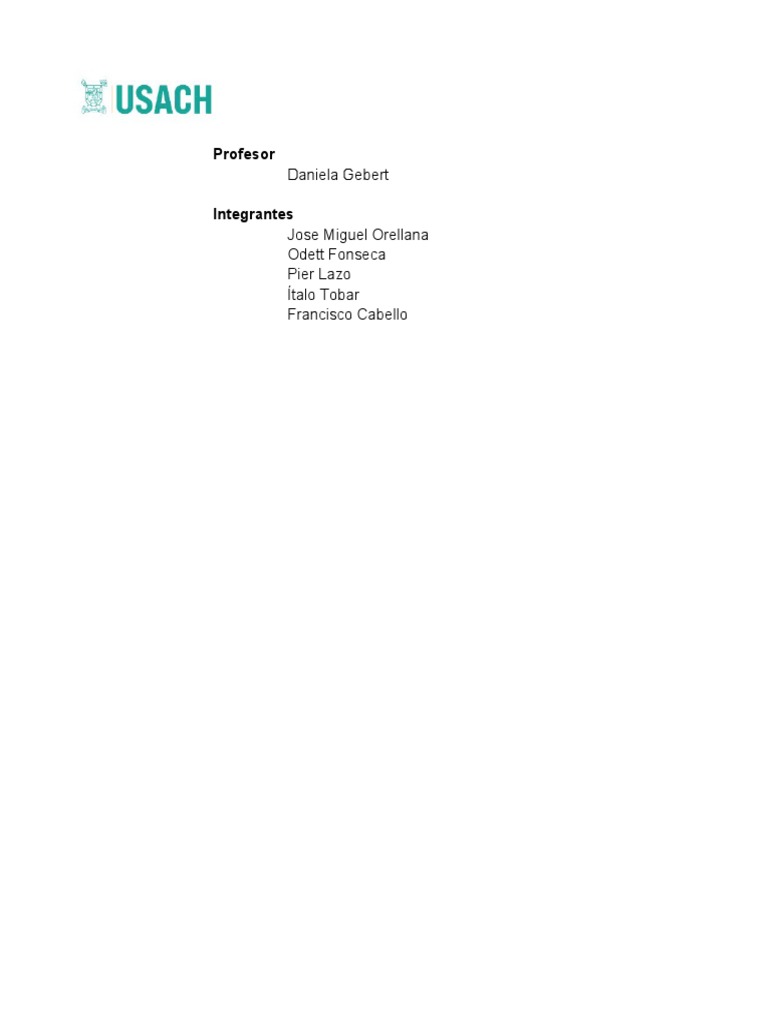 Tarea N°5 - Grupal | PDF