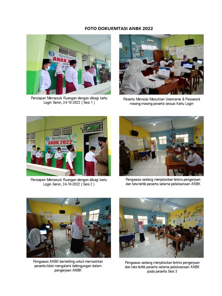 Dokumentasi Foto ANBK 2022 | PDF