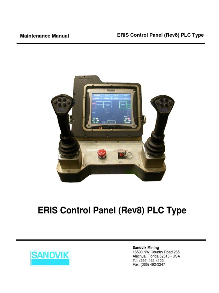 ERIS Panel Maintenance Manual (Sandvik) | PDF | Electrical Connector ...