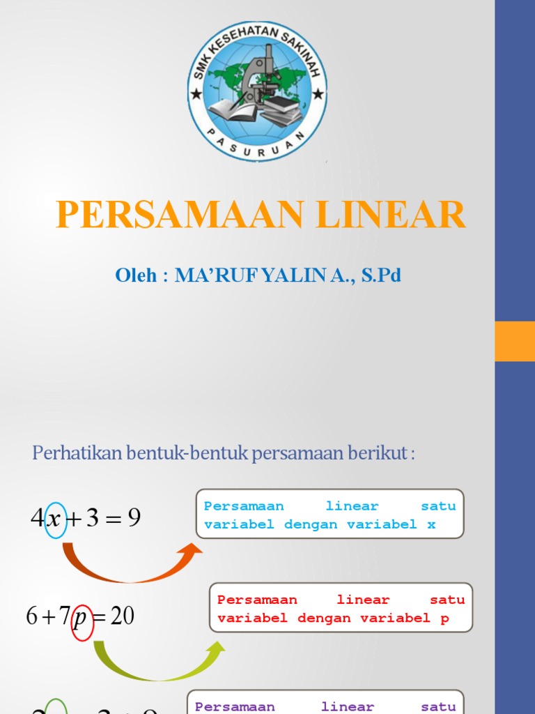 Persamaan Linear | PDF