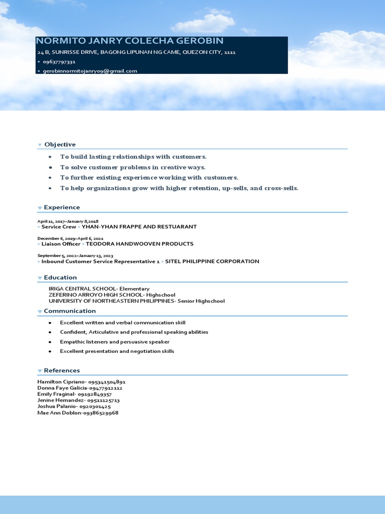 Normito Janry Colecha's Resume | PDF | Career & Growth | Law