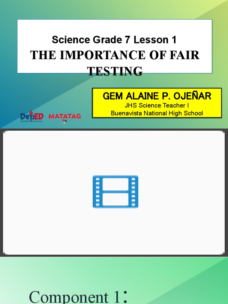 Understanding Fair Testing in Science | PDF | Scientific Method | Science