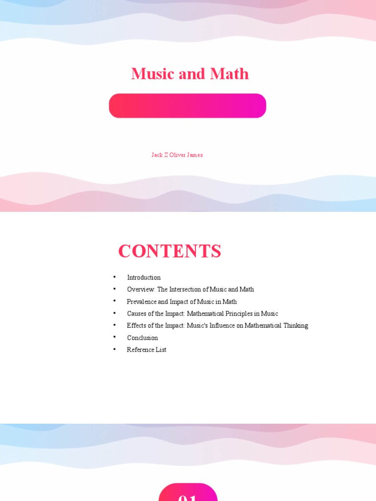 Music and Math | PDF | Science & Mathematics