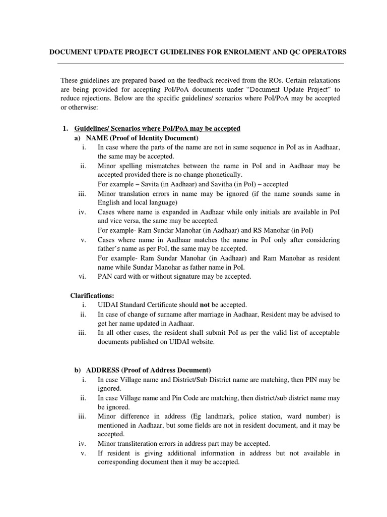 Guidlines On Document Update Project | PDF | Authentication | Computing