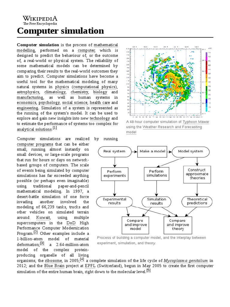 Computer Simulation | PDF | Computer Simulation | Simulation