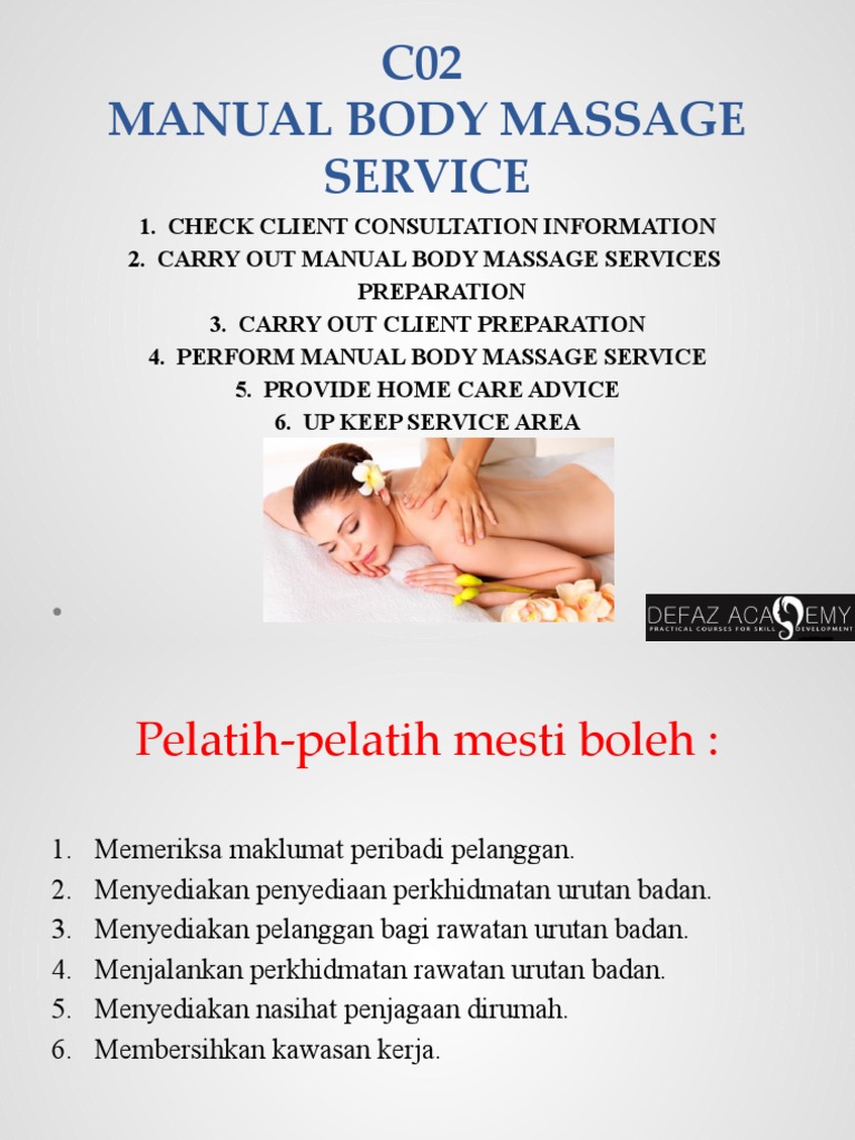 Manual Body Massage | PDF