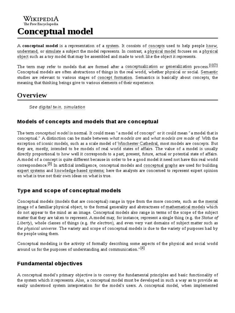 Conceptual Model | PDF