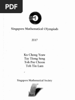 Singapore Mathematical Olympiads 2019 | PDF
