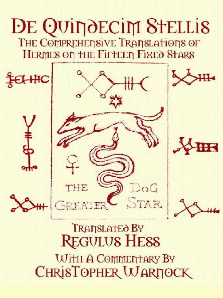 De Quindecim Stellis (Regulus Hess Christopher Warnock) (Z-Library ...