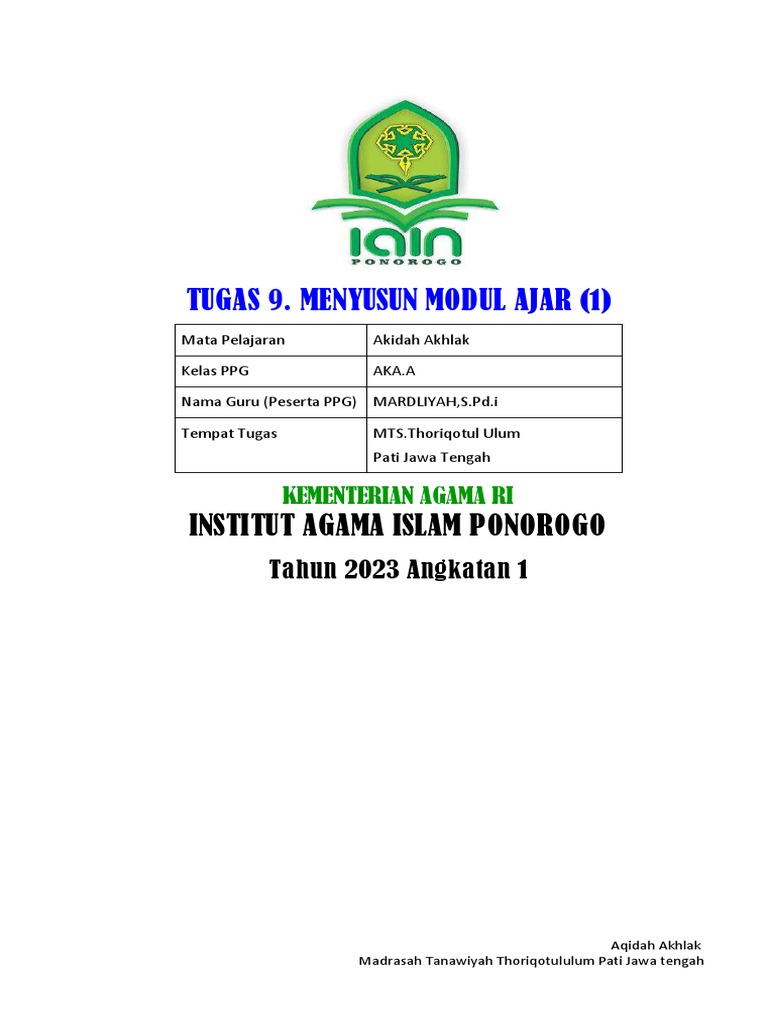 LAMPIRAN TUGAS MODUL 9 REVISI 1-Compressed (1) - Compressed (3) - Compressed | PDF
