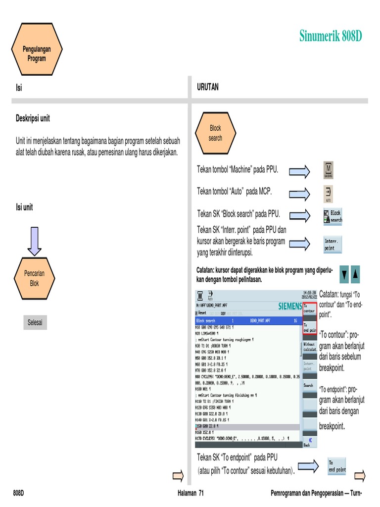 In 808D GUT10 Pengulangan Program | PDF