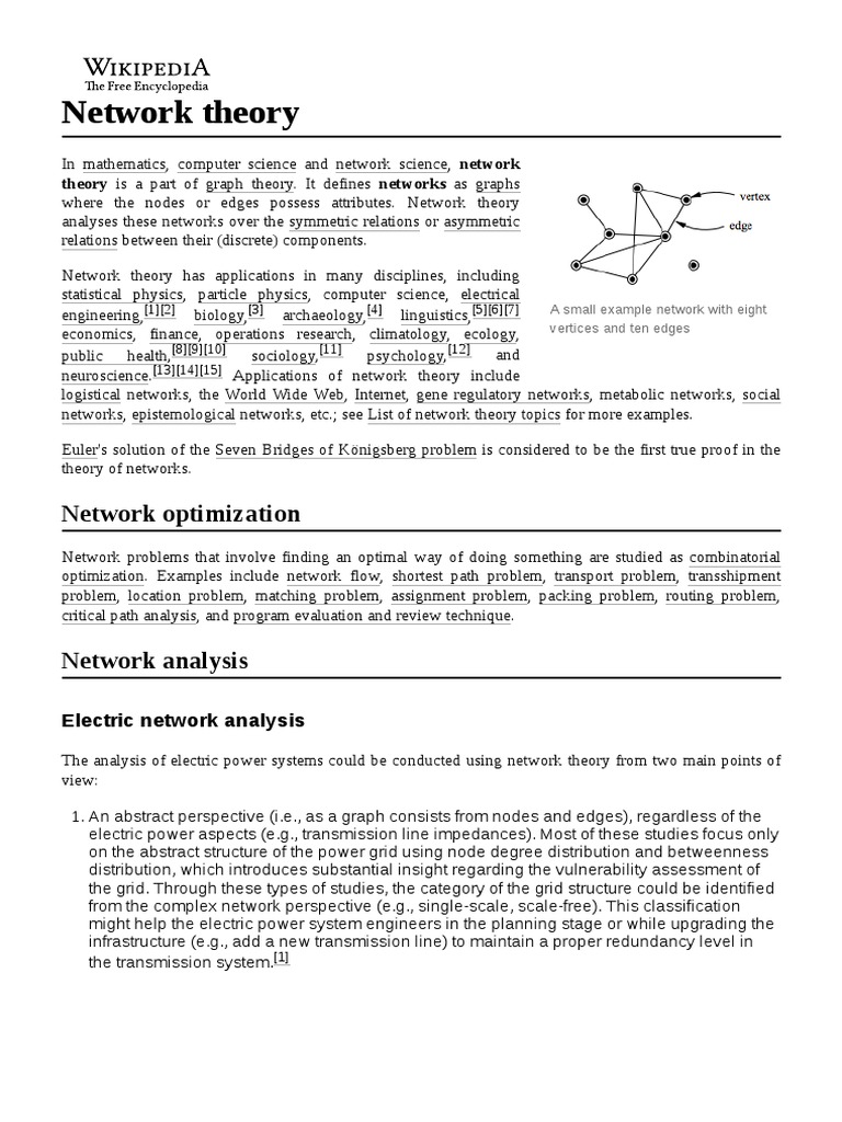 Network Theory | PDF