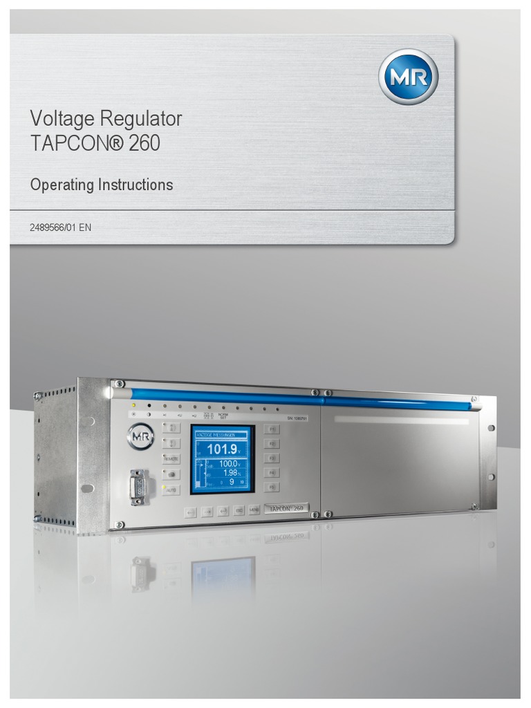TAPCON® 260 Operating Instructions 2489566 01 en | PDF | Transformer | Computing