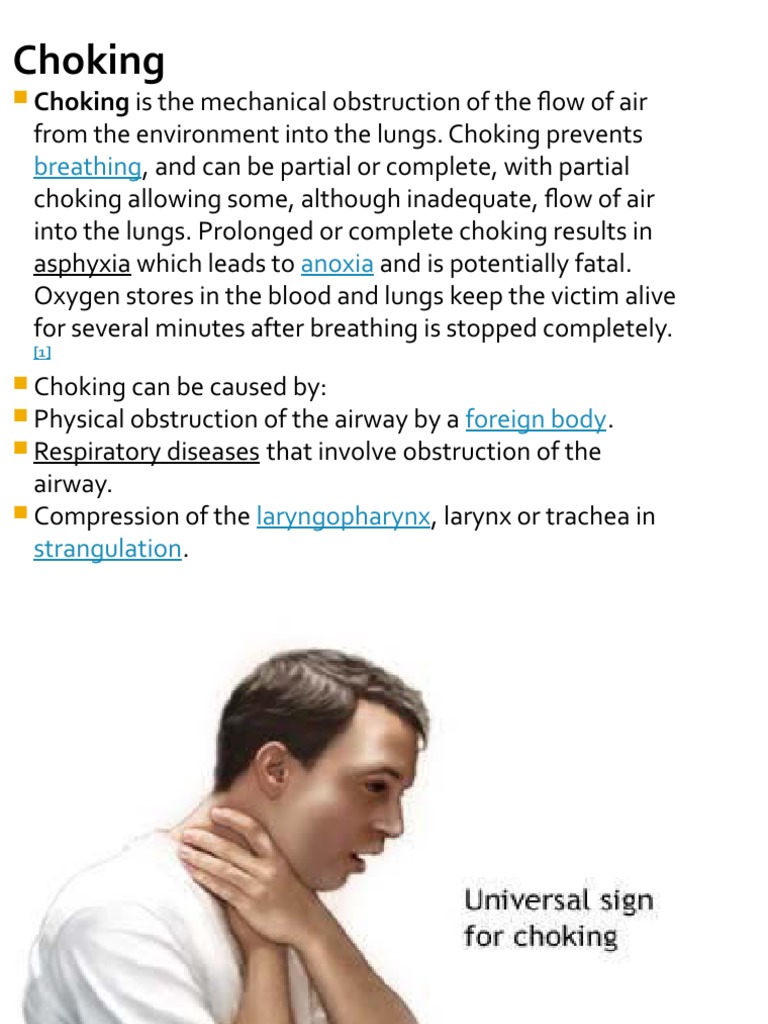 Manajemen Chocking | PDF | Clinical Medicine | Medical Treatments