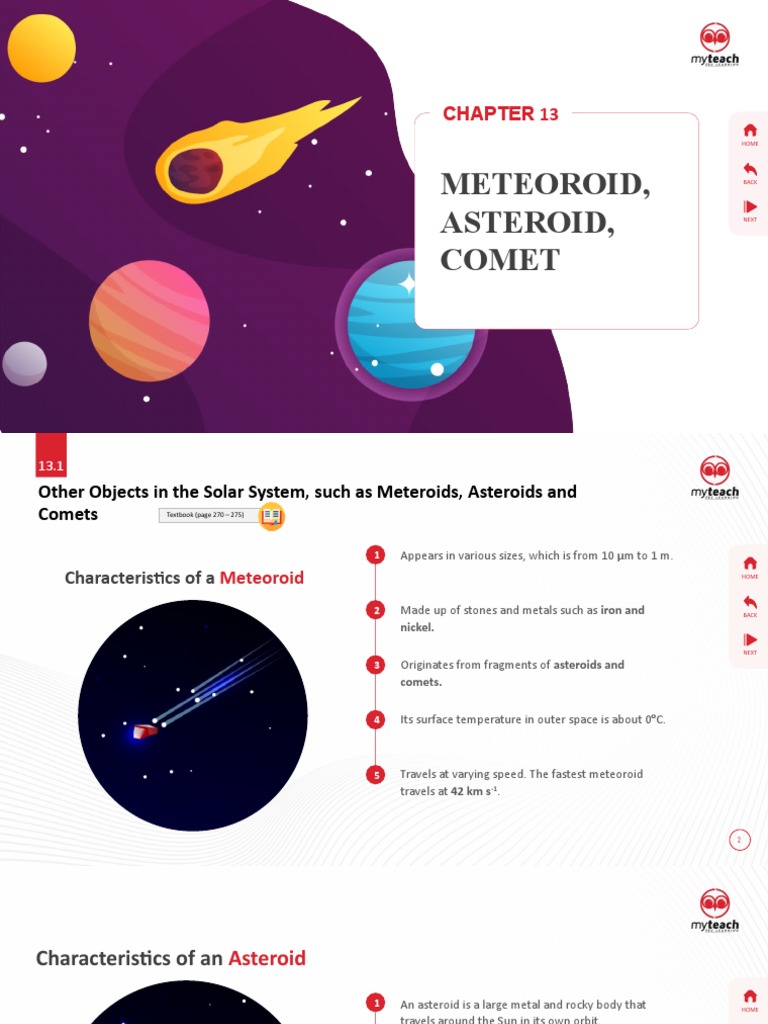 Chapter 13 Meteoroids, Asteroids and Comets | PDF