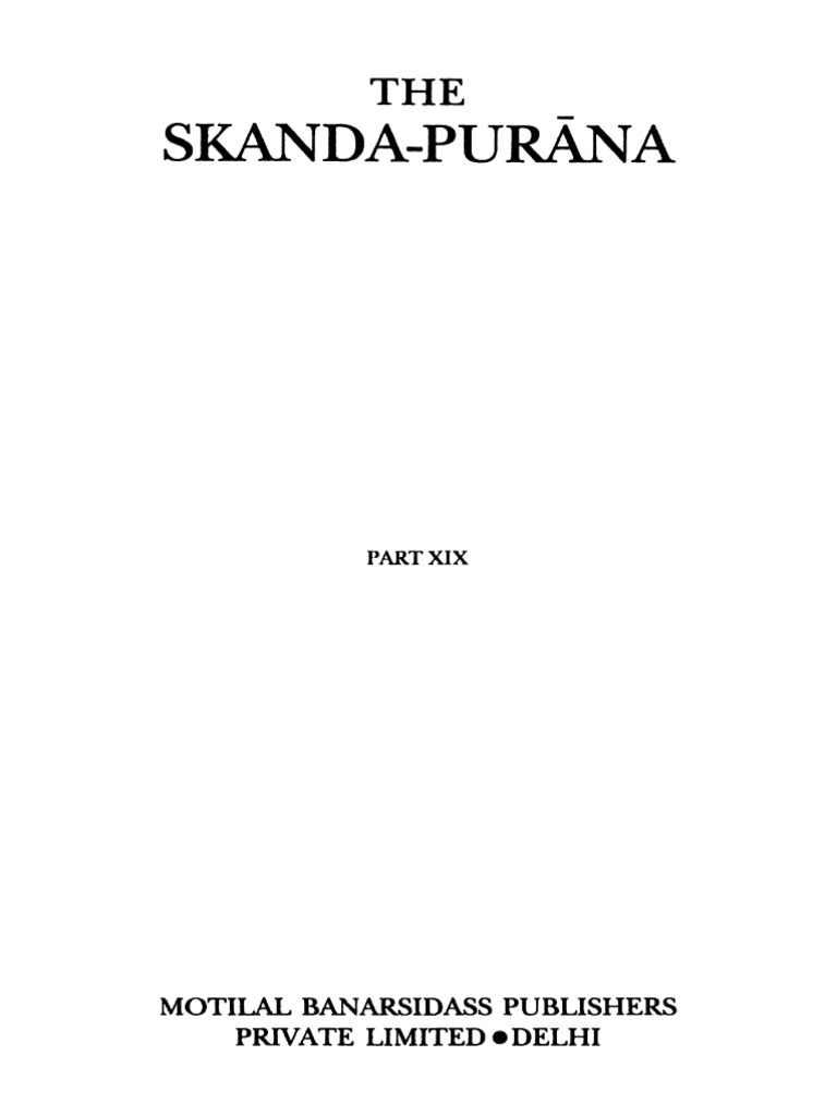 SKANDA PURANA Vol 19 of 20 Book VII PRABHASA KHANDA S01 Prabhasa ...