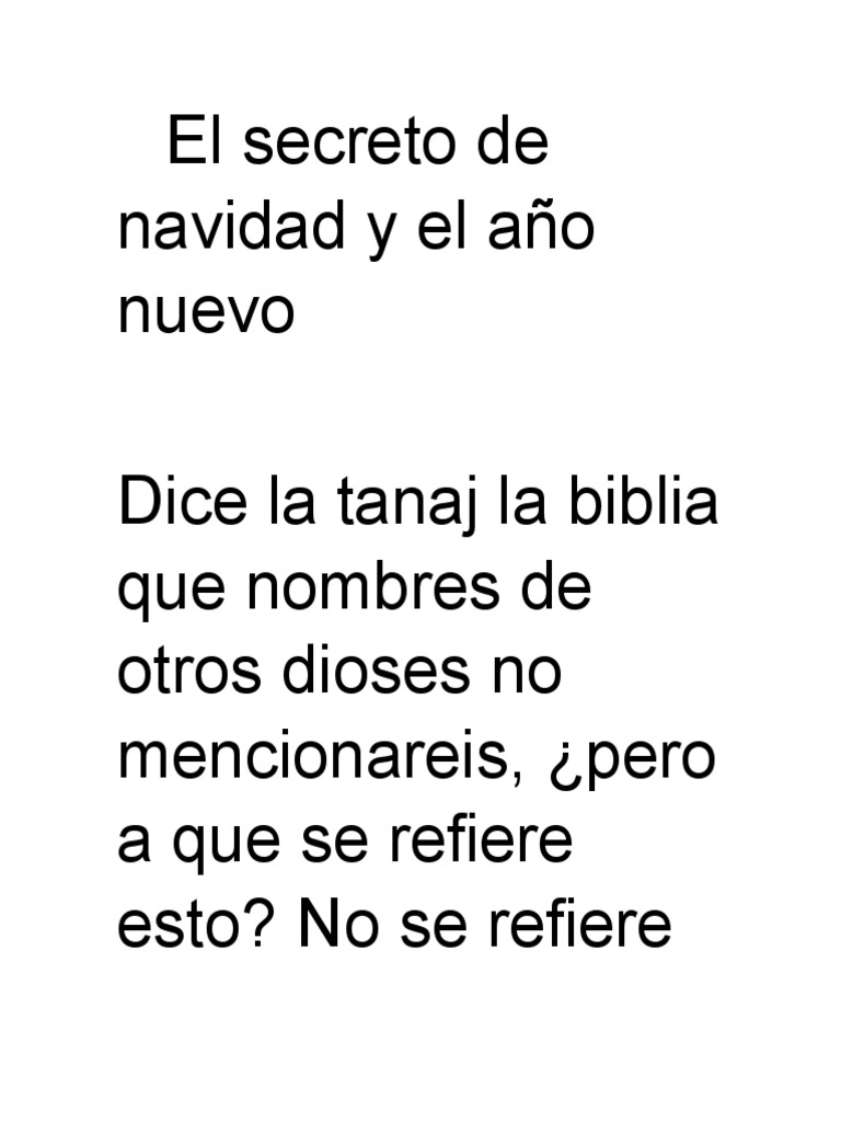 El Secreto de Navidad y El Año Nuevo | PDF | Navidad